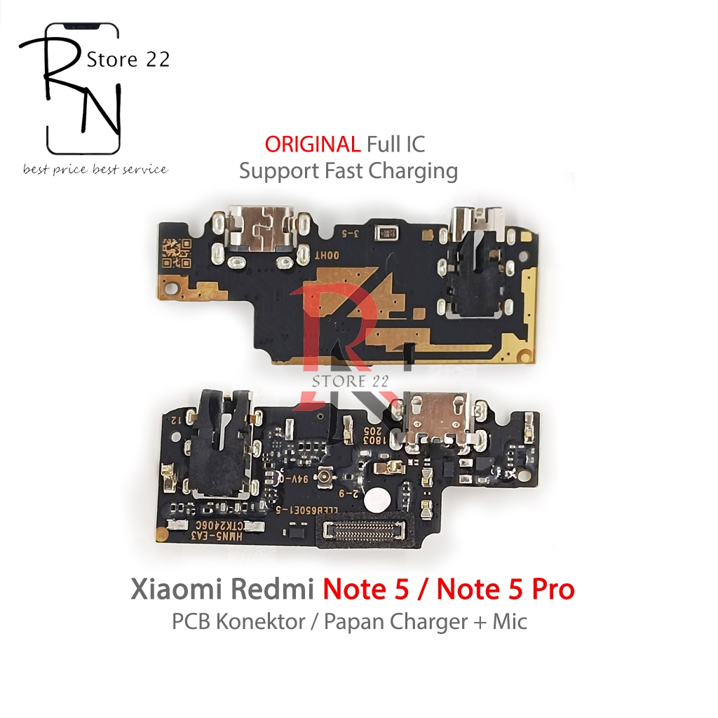 Jual PCB Konektor Cas Papan Charger Mic Redmi Note 5 / Note 5 Pro ...