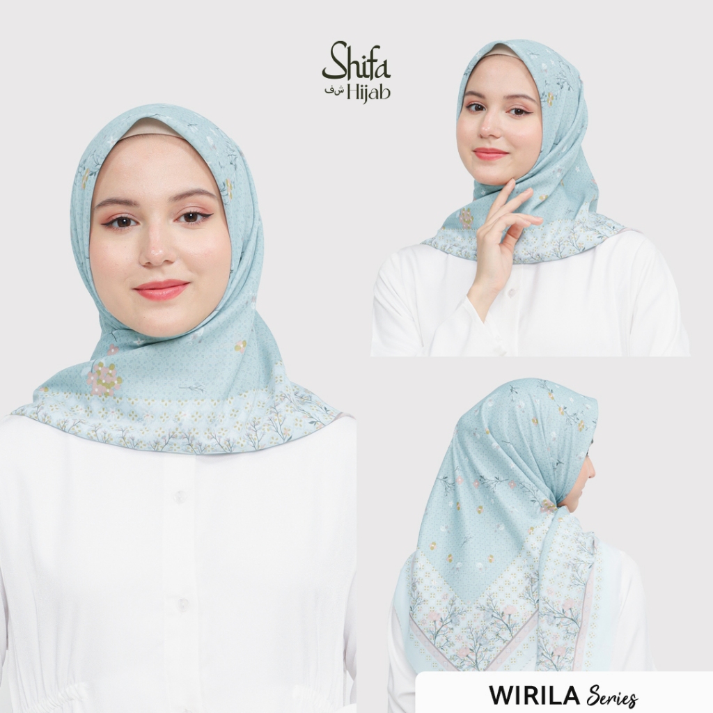 Jual SHIFA HIJAB - WIRILA | JILBAB KERUDUNG SEGI EMPAT MOTIF VOAL ...
