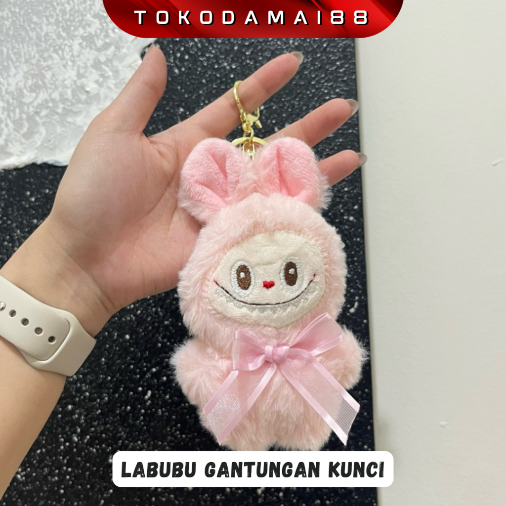 Jual Labubu Ribbon Gantungan Kunci Motif Boneka Labubu Baru Karakter ...