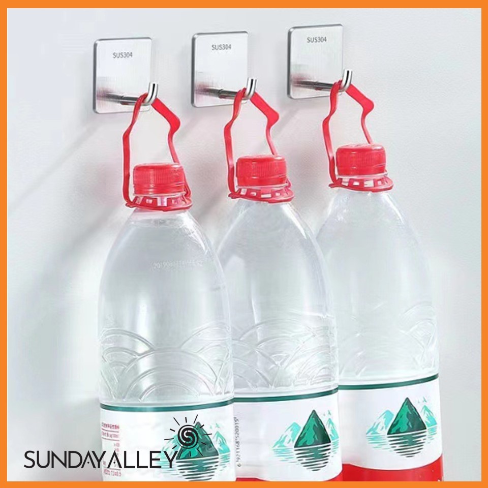 Jual Sunday Alley - SET 3 PCS Gantungan Dinding Besi Hook Stainless ...