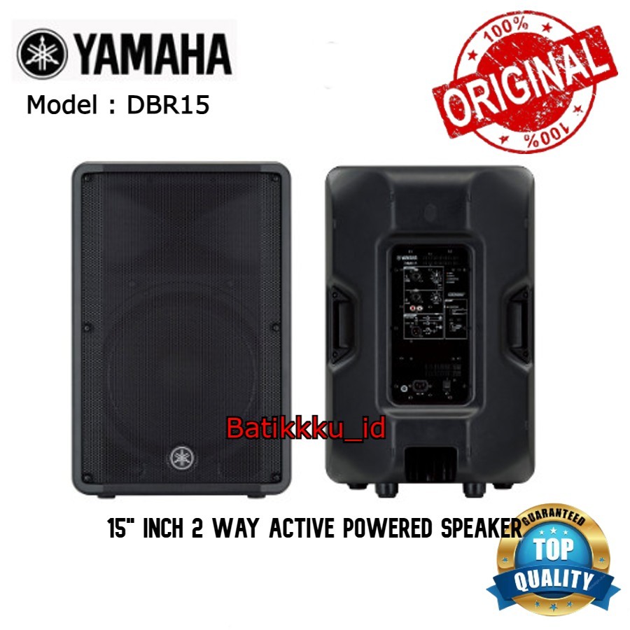 Jual Speaker Aktif YAMAHA DBR 15 DBR15 Original 15 Inch New 1000 Watt ...