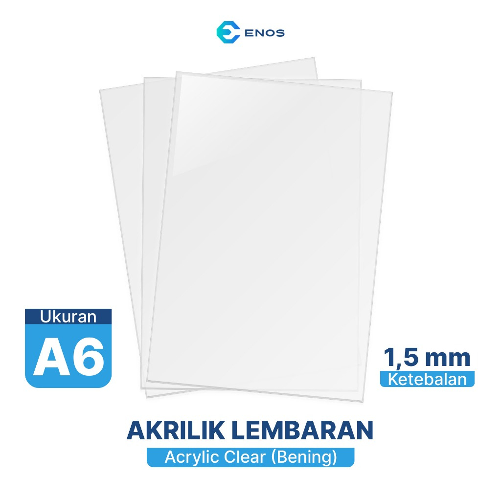 Jual AKRILIK A6 BENING TEBAL 1,5 MM / ACRYLIC LEMBARAN A6 | Shopee ...