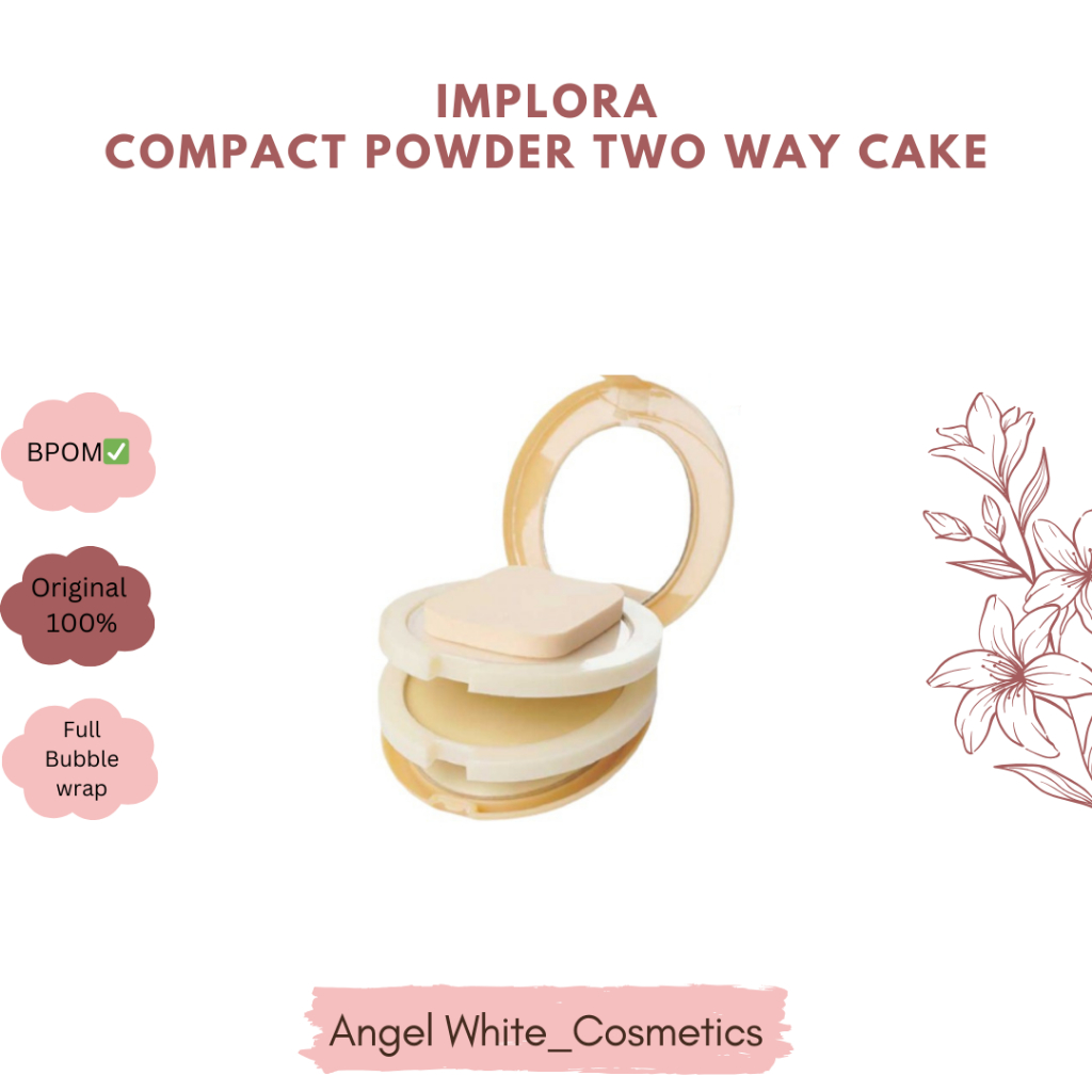 Jual IMPLORA COMPACT POWDER TWO COLOUR TWO WAY CAKE ONE FOUNDATION (320 ...
