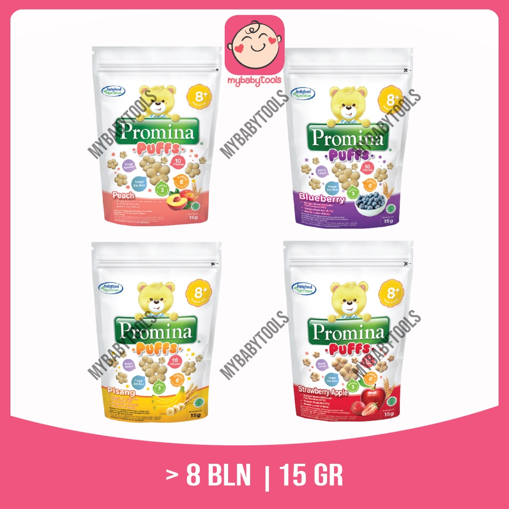Jual PROMINA PUFF 15GR RASA PISANG BLUEBERRY STRAWBERRY PEACH | Shopee ...