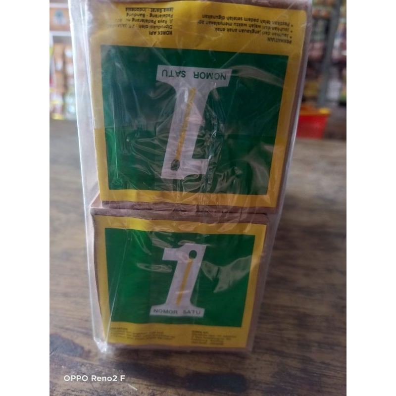 Jual INSTANT - Korek api /mancis kayu/mancis jadul cap nomor satu 1pack ...