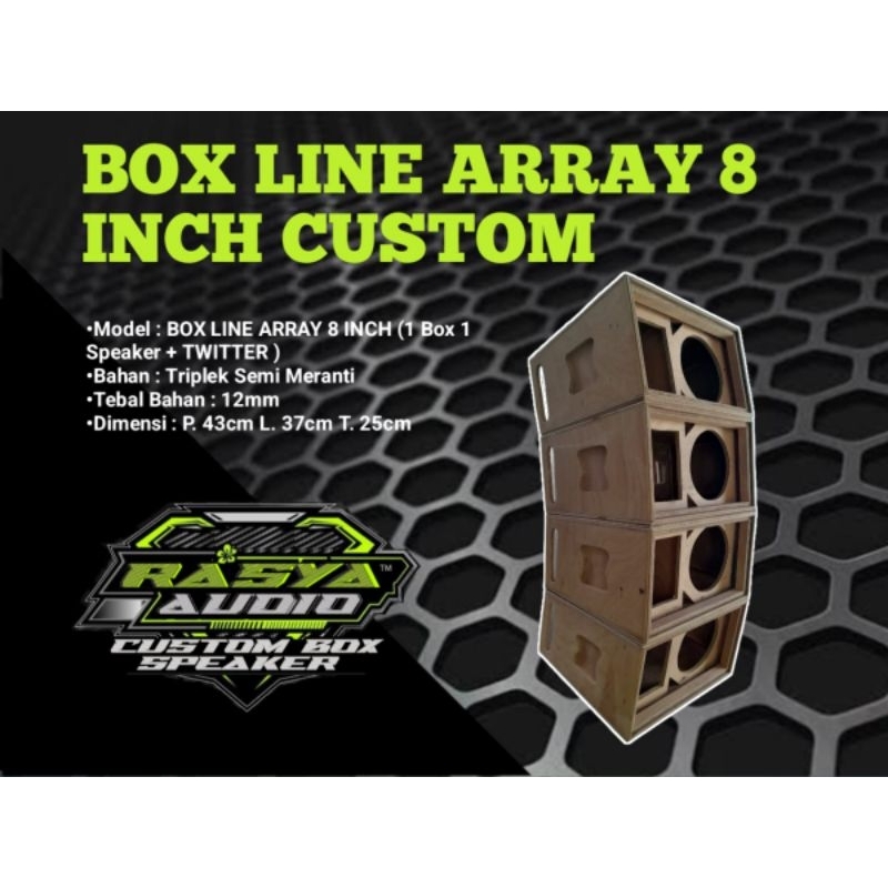 Jual box speaker mentahan | box line array 8 inch single | Shopee Indonesia