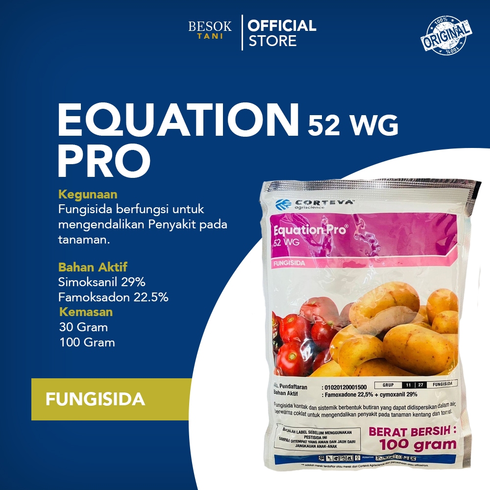 Jual EQUATION PRO 52 WG | Fungisida | Mengendalikan Penyakit Tanaman | Corteva | Shopee Indonesia
