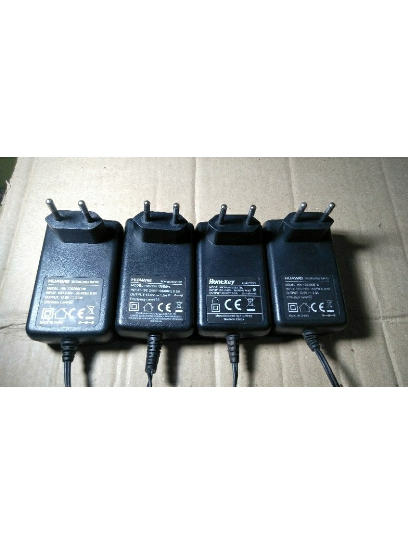 Jual ADAPTOR 12V~1,5A & 2A BAWAAN ROUTER MERK HUAWEI/UE & HUNTKEY ...