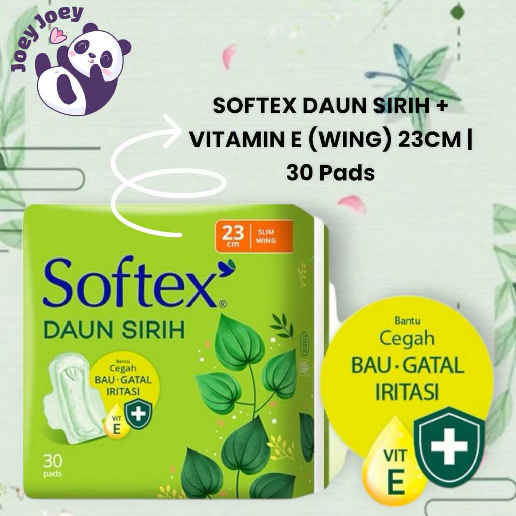 Jual Softex Daun Sirih + Vitamin E Jumbo Pack 23cm isi 30 Pads ...