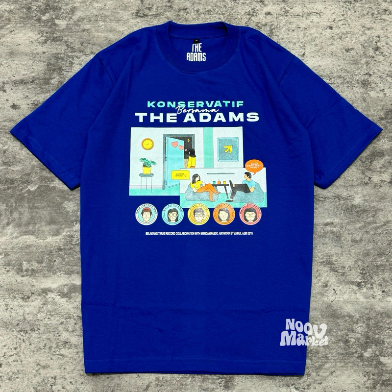 Jual The Adams - Konservatif Tshirt - Blue | Original Merchandise ...