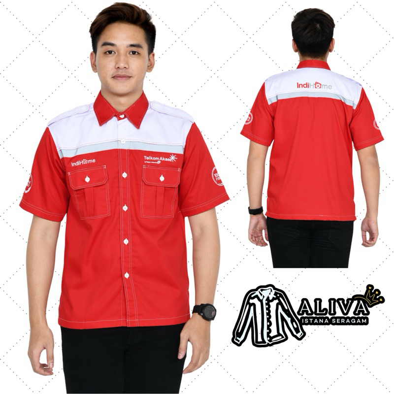 Jual Kemeja Seragam Kerja Indihome Pria | Shopee Indonesia