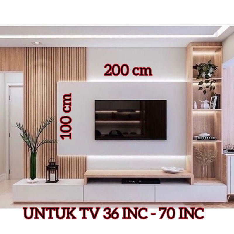 Jual Backdrop Tv Lampu Led Minimalis Termurah | Shopee Indonesia