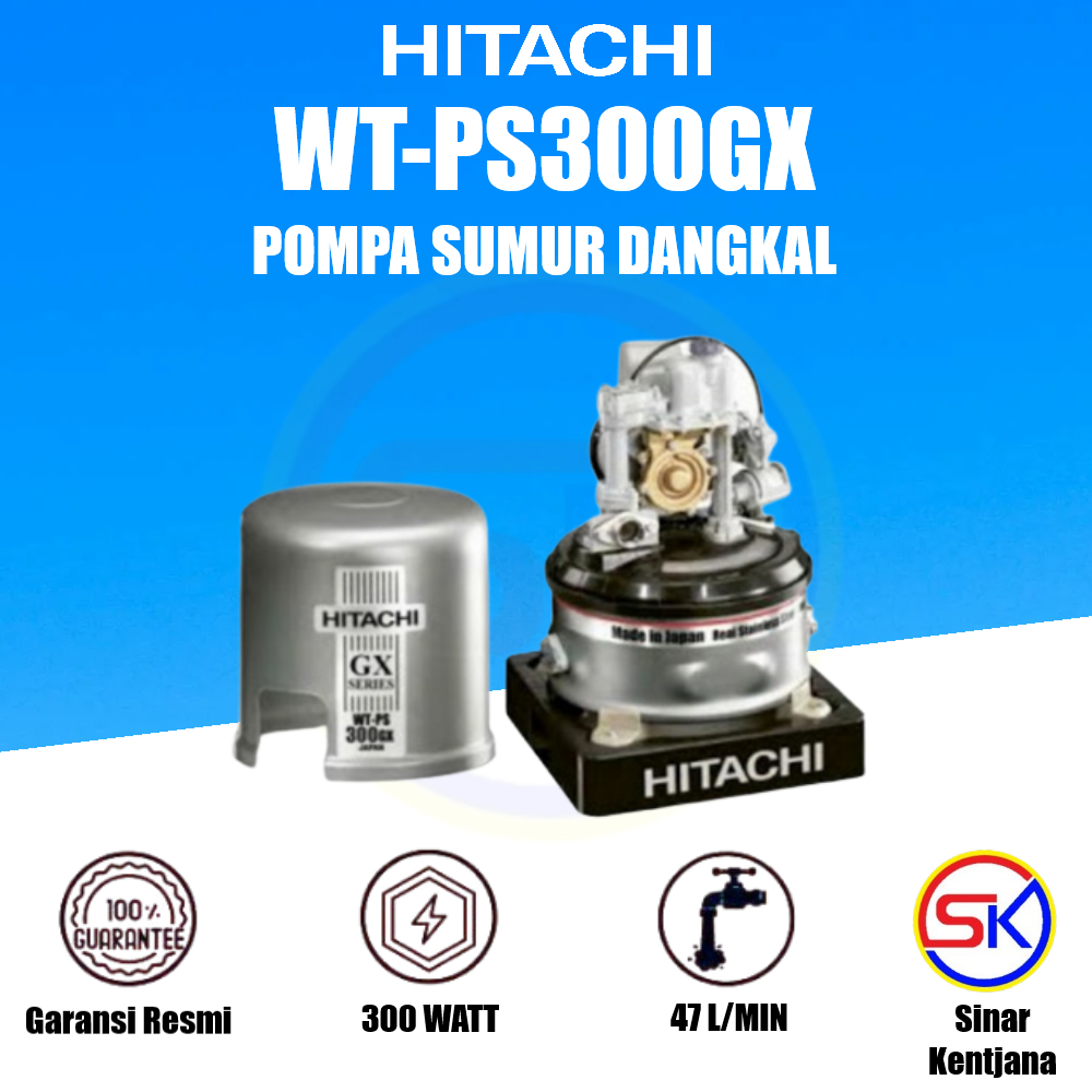 Jual Pompa Air Hitachi WTP-S300GX | Shopee Indonesia