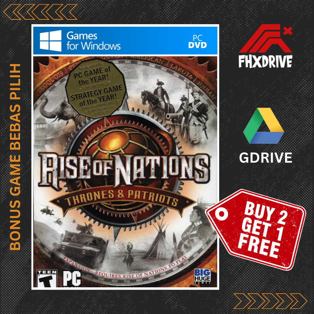 Jual RISE OF NATIONS | GAME PC | BELI 2 GRATIS 1 | Shopee Indonesia