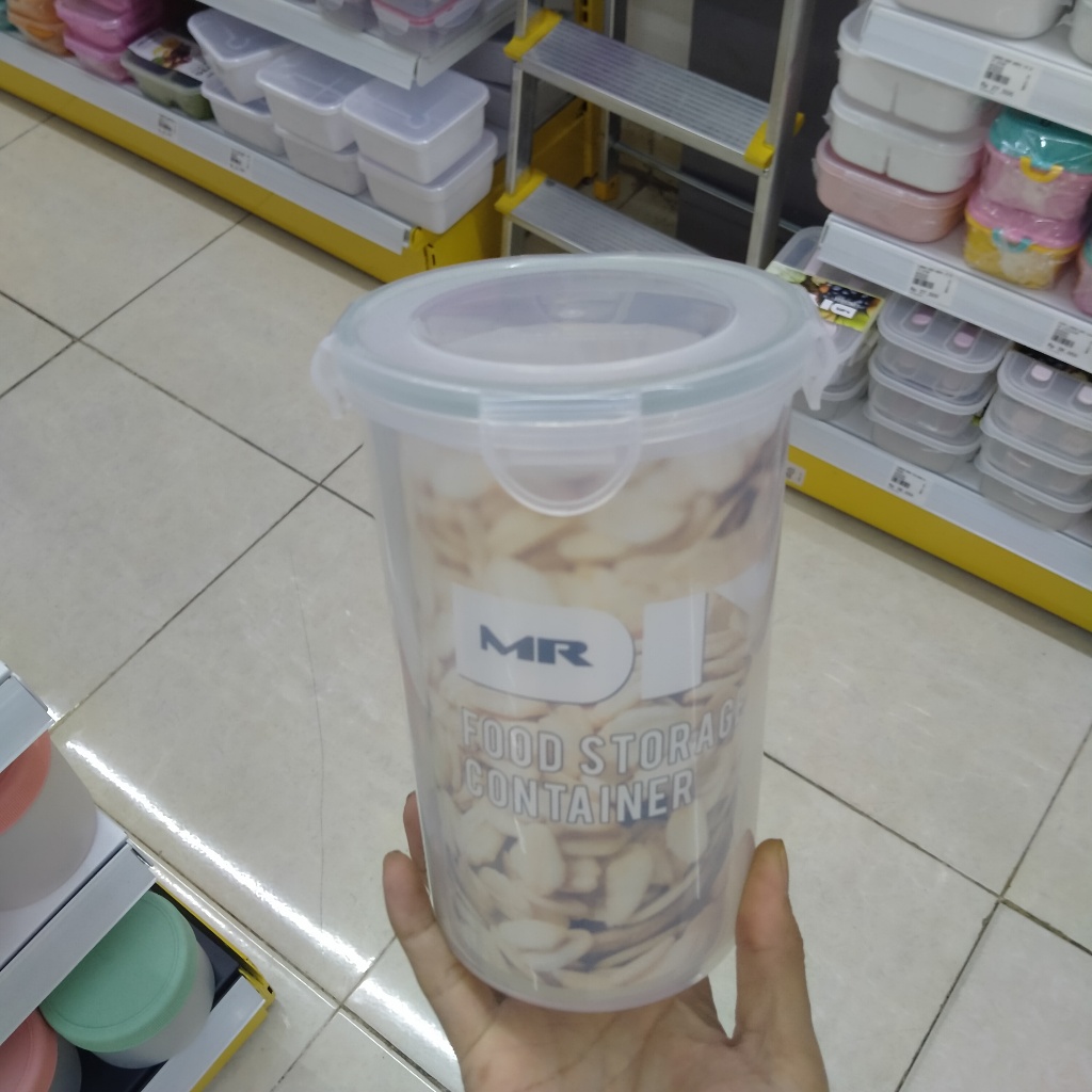 Jual Toples Plastik Bulat Food Storage Container Toples Transparan ...