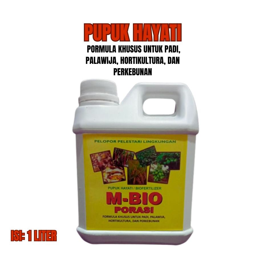 Jual M BIO PORASI UNTUK TANAMAN SAYURAN, TANAMAN HIAS, PERKEBUNAN ...