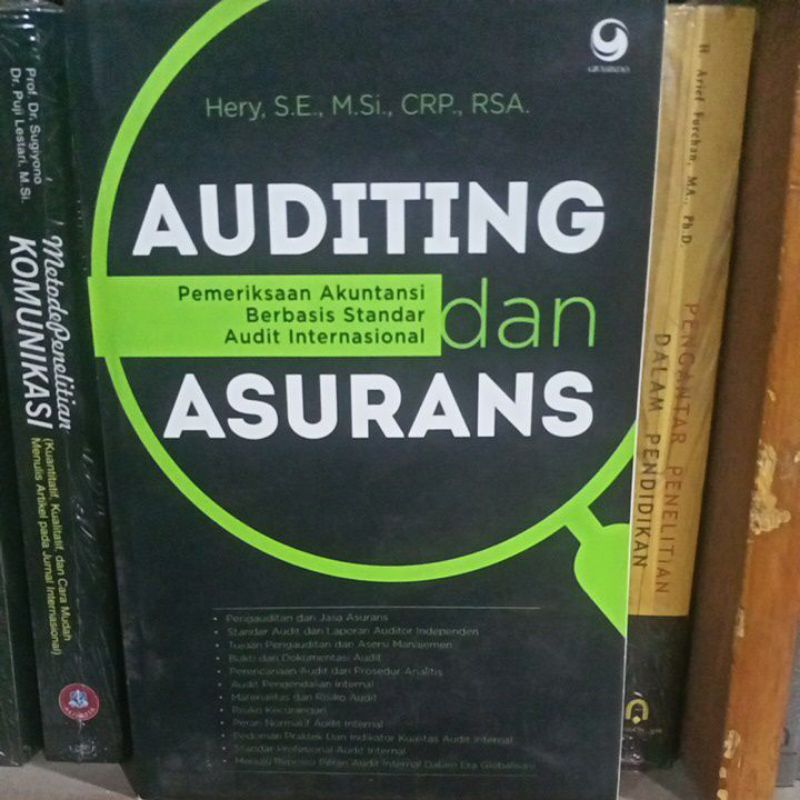 Jual buku auditing dan asurans pemeriksaan akuntansi berbasis standar ...