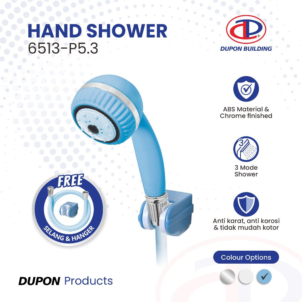 Jual DUPON Hand Shower Set Shower Mandi Shower Tangan 6513-P5.3 ...