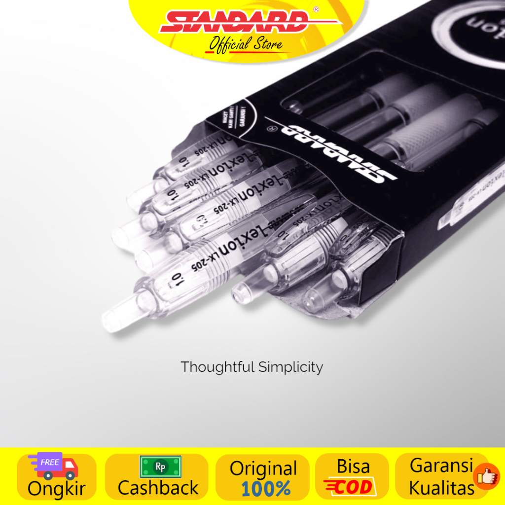 Jual Standard - Pulpen Lexion 1.0 LX-205 ( Alat Tulis / Pen / Ballpoint ...