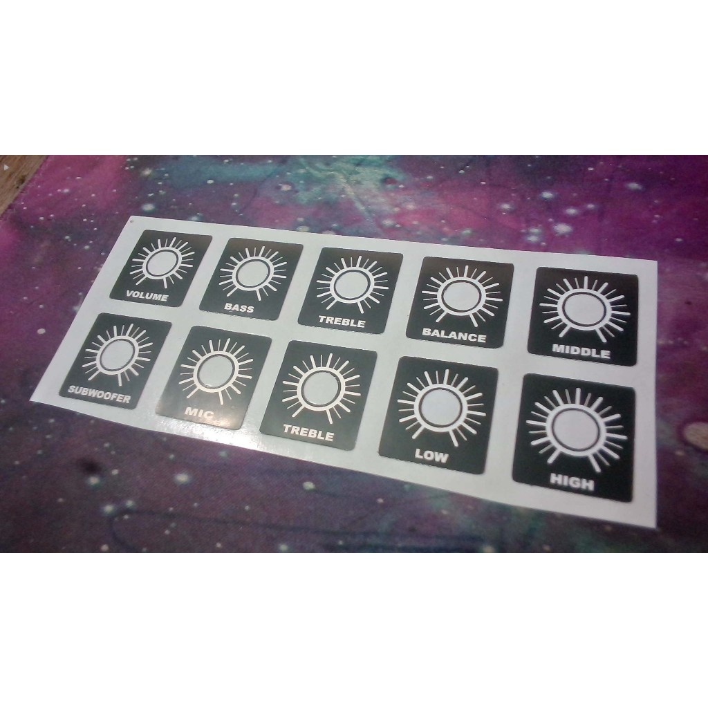 Jual STIKER PANEL STIKER POTENSIO STIKER MIXER STIKER POWER STIKER ...