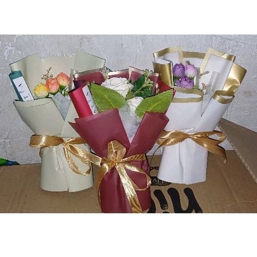 Jual Buket bunga mini || Ready Stock || Bouquet bunga || bucket bunga ...