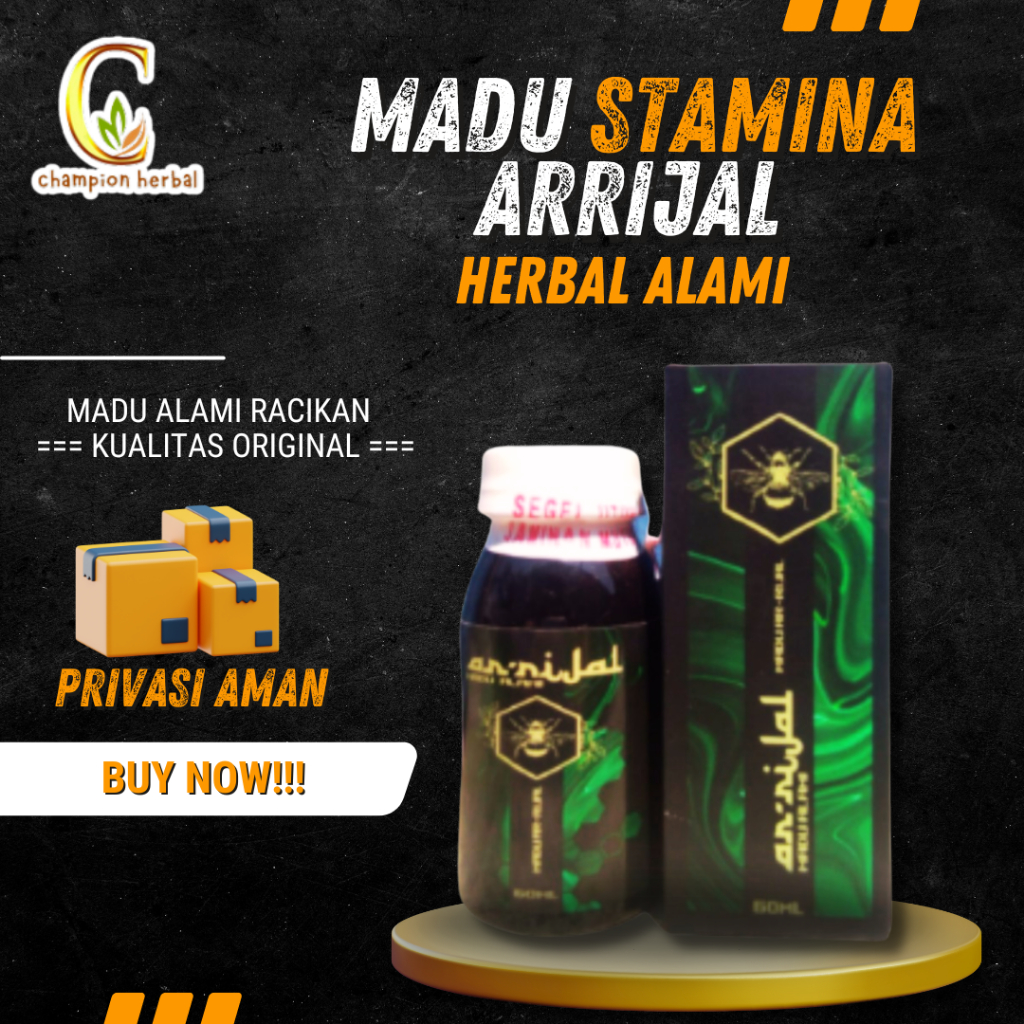 Jual MADU STAMINA PRIA DEWASA ASLI MADU HERBAL AR-Rijal 100% Asli ...