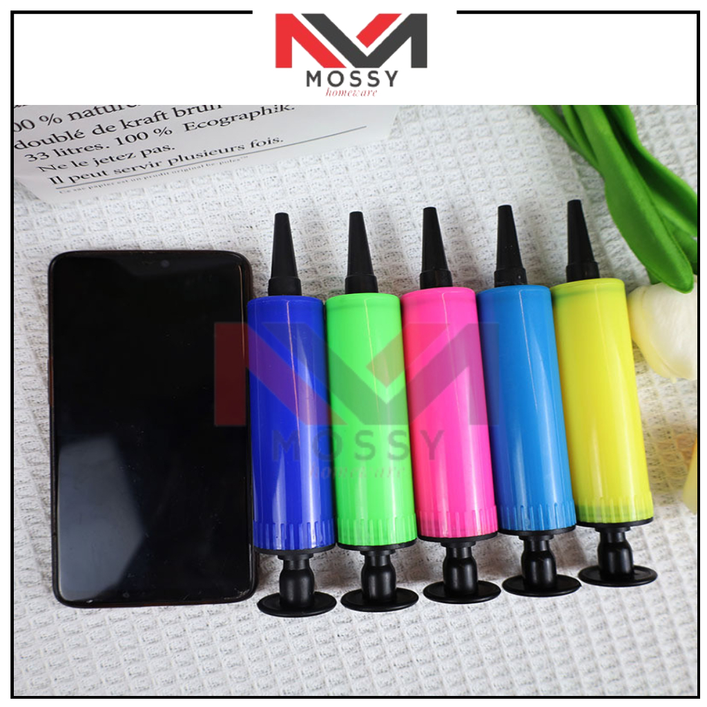 Jual MOSSY Pompa Balon Tangan Manual / Alat Pompa Tiup Angin Balloon ...