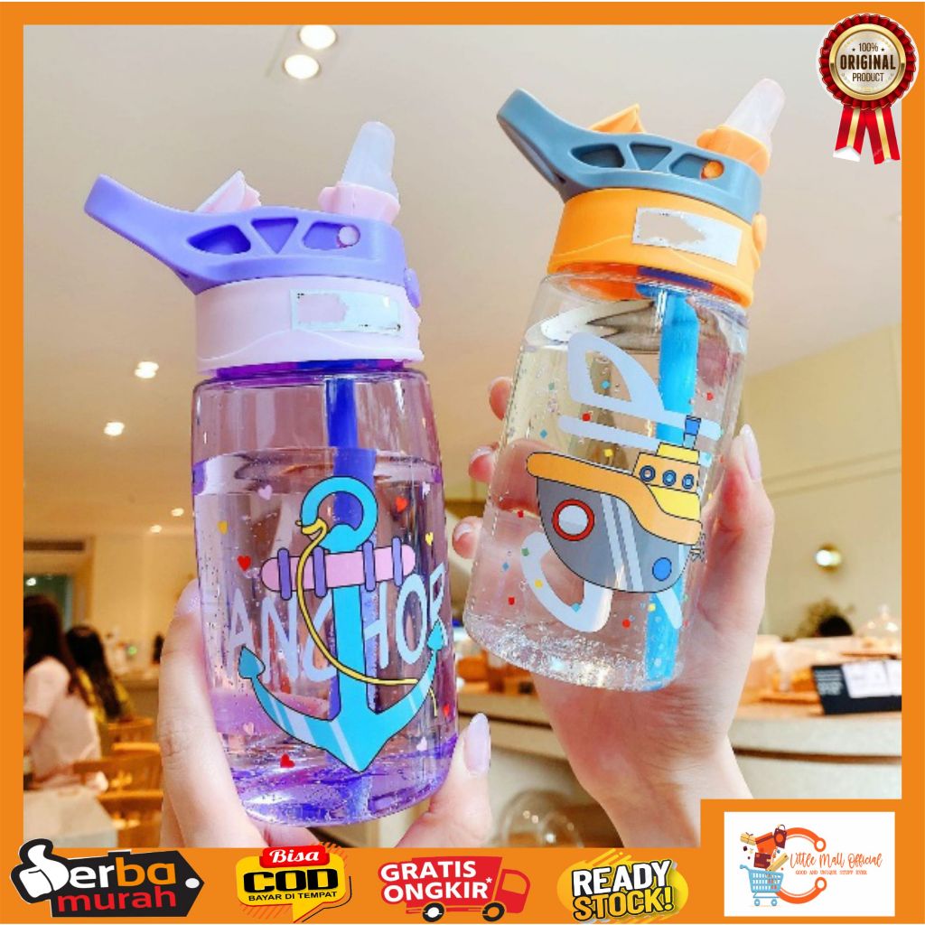 Jual Little Mall BOTOL ANAK 480ML FREE SEDOTAN PREMIUM BOTOL MINUM ANAK ...