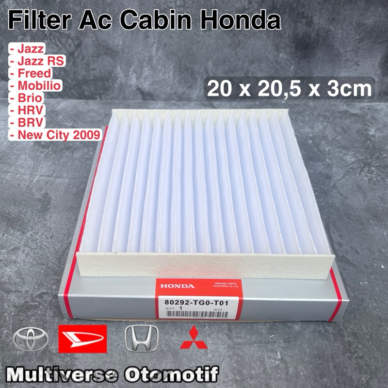 Jual Filter Ac Honda Jazz Jazz Rs Freed Mobilio Brio HRV BRV New City ...