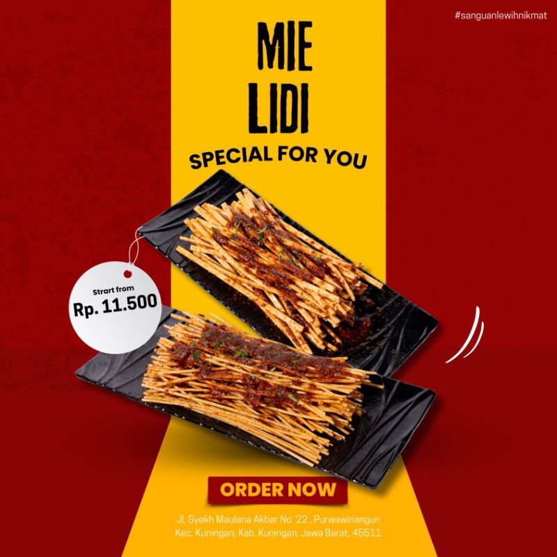 Jual MIE LIDI CEMILAN MANTAN (LIDI KECIL & LIDI BESAR ATAU LIDI PAPAN ...