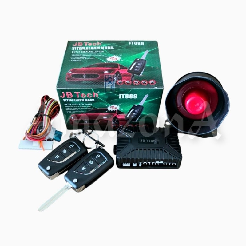 Jual Alarm Mobil Kunci Lipat JB Tech JT889 - Ama Tech AT889 Model ...