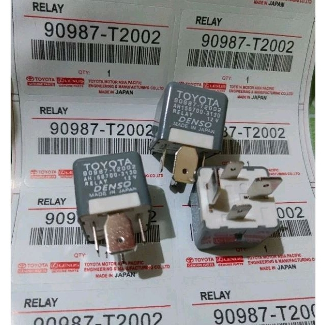 Jual Relay Lampu Headlamp 12V Kaki 4 90987-T2002 Toyota Innova Avanza ...
