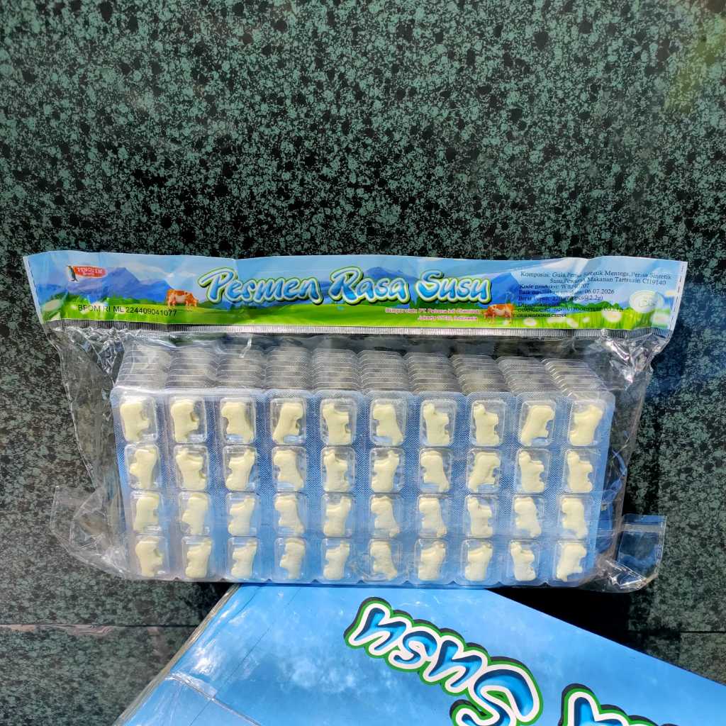 Jual Permen Rasa Susu Permen Sapi Baris Sapi Ngabring Pak isi 10 Lembar ...