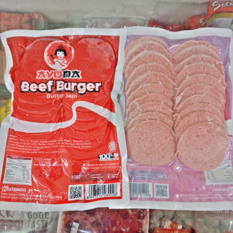 Jual Ayoma beef burger mini isi 20/ burger mini/ burger sapi | Shopee ...