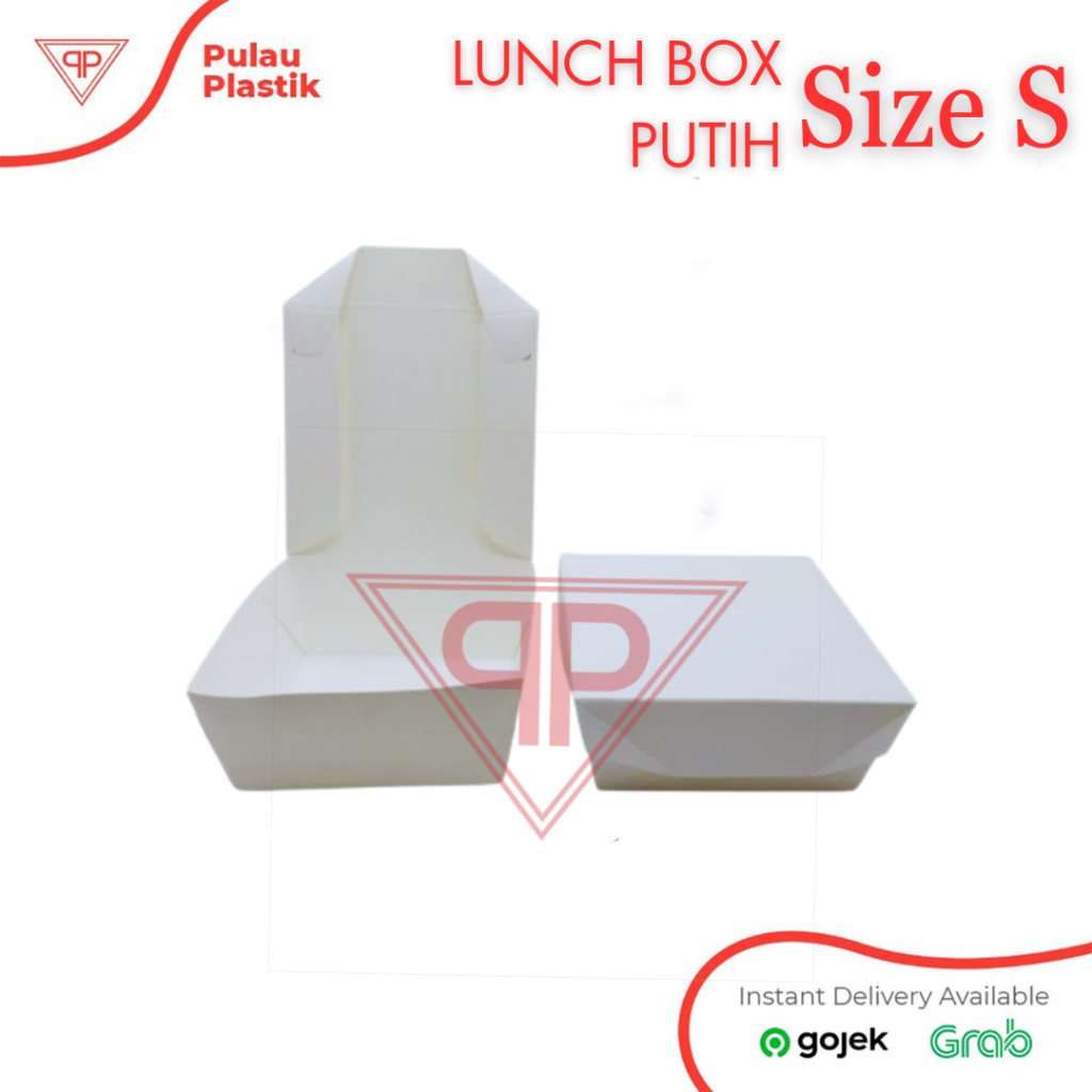 Jual Paper Lunch Box DK Ukuran S / Paper Lunch Box Putih / Isi 50pcs ...