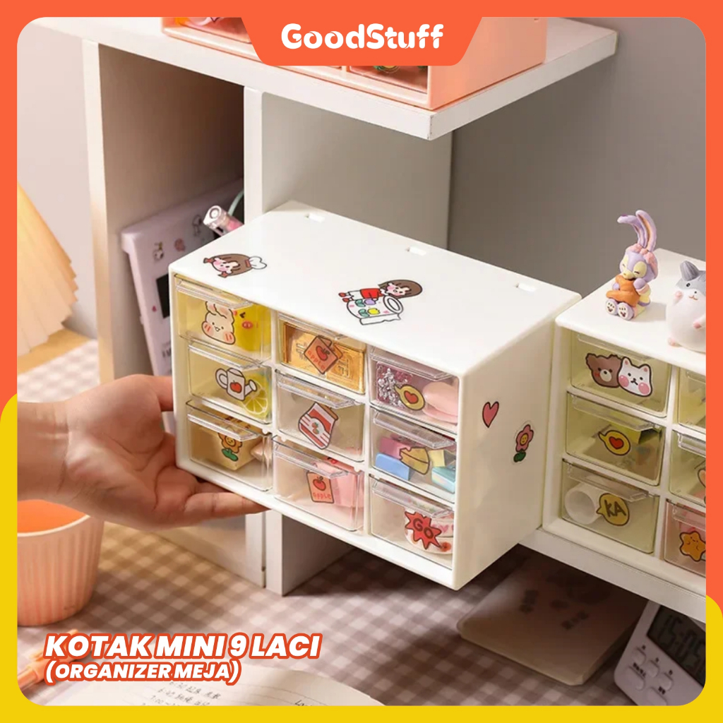 Jual GoodStuff | Kotak Laci Mini Serbaguna / Jiugongge Storage Box ...