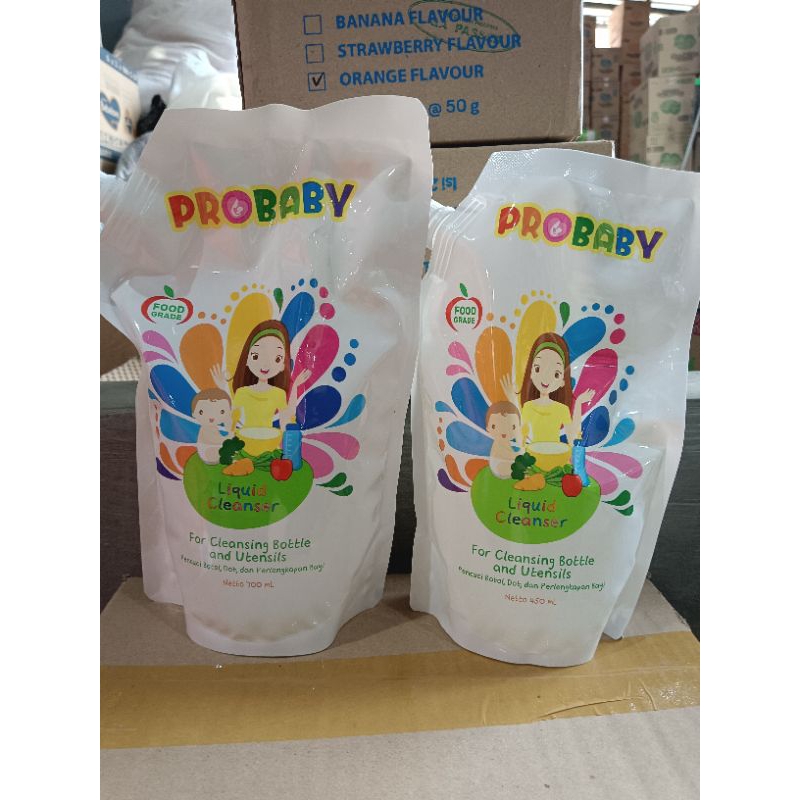 Jual Probaby liquid cleanser 450 ml/700 ml beli 700 ml free 450ml ...