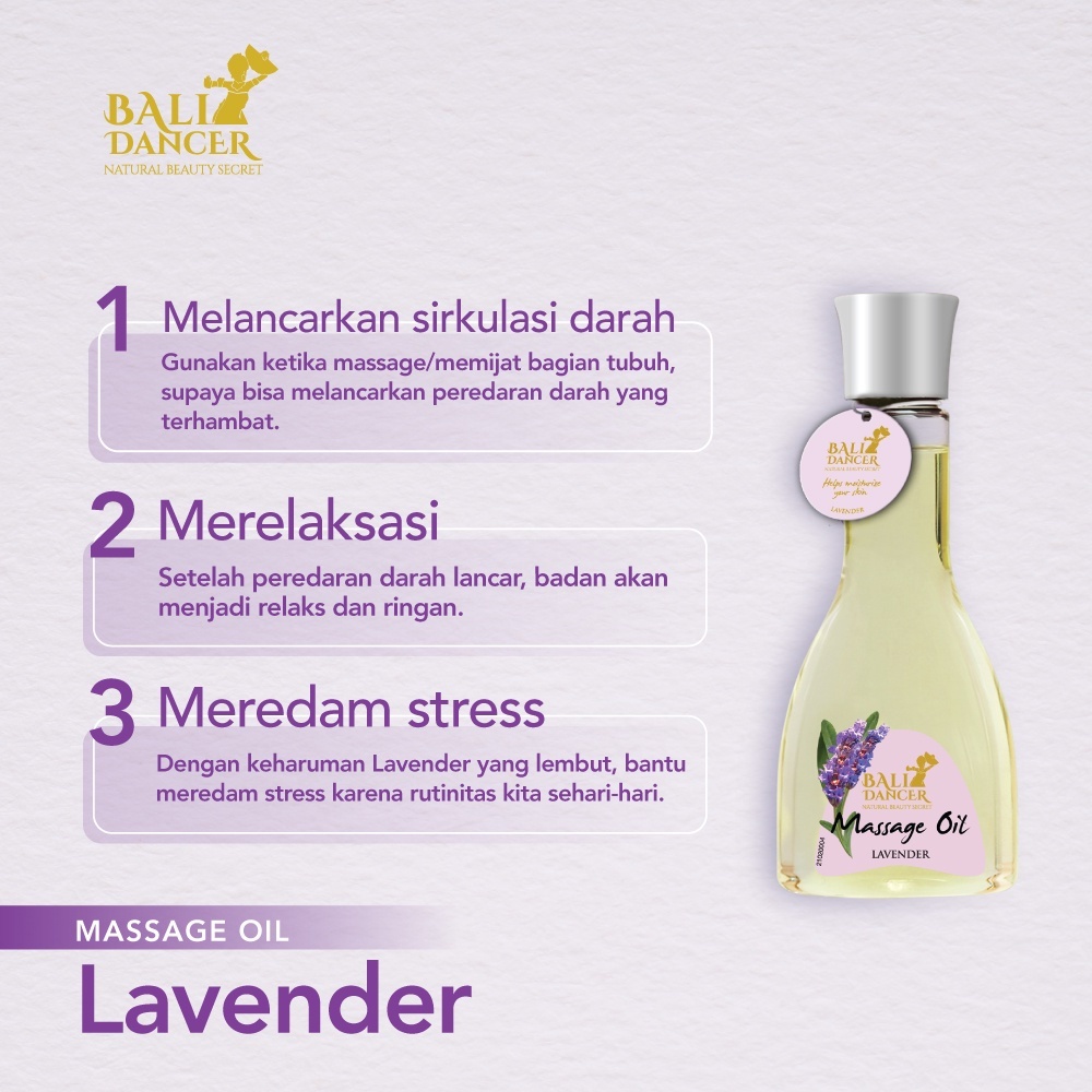 Jual Bali Dancer Massage Oil 150ml Ada beberapa varian : 1. Massage Oil Frangipani 150ml ...
