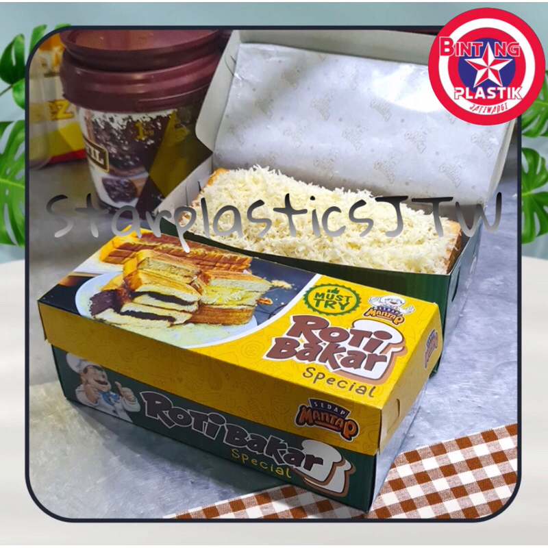 Jual TOP BRAND!![ 1 Pak 100 Lbr ] Dus ROTI BAKAR Bandung Keren uk 9x20 ...