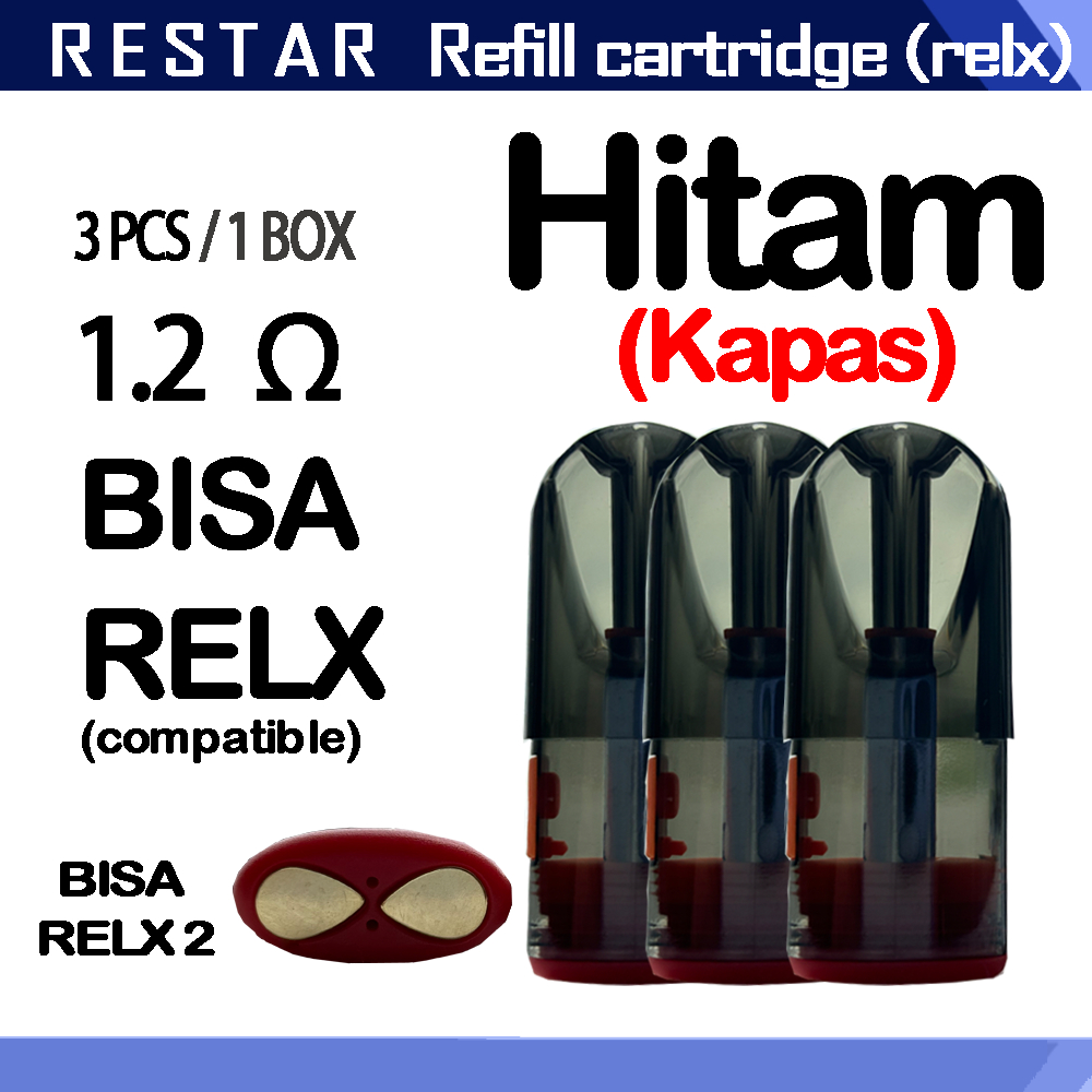 Jual RELX compatible Refillable Cartridge Restar Compatible Infinity ...