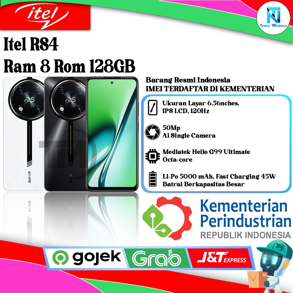 Jual iTel RS4 Ram 8/128GB | Ram 8/256GB | Ram 12/256GB | Shopee Indonesia