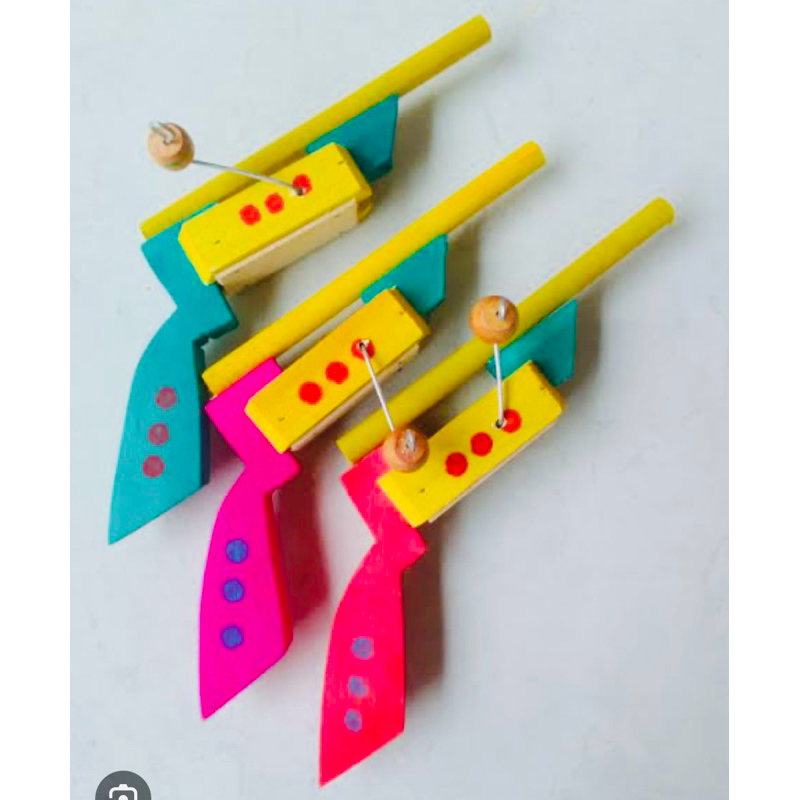 Jual Mainan Anak Pistol Kayu Mainan Etek Jadul Tembakan Kayu ...