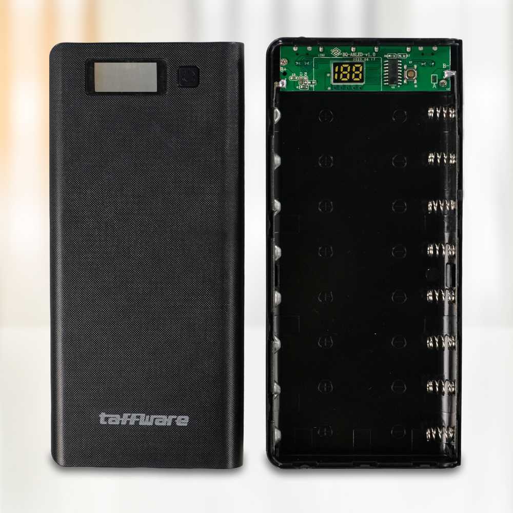 Jual Taffware DIY Power Bank Case 8x18650 2 Port Display - A8 | Shopee ...