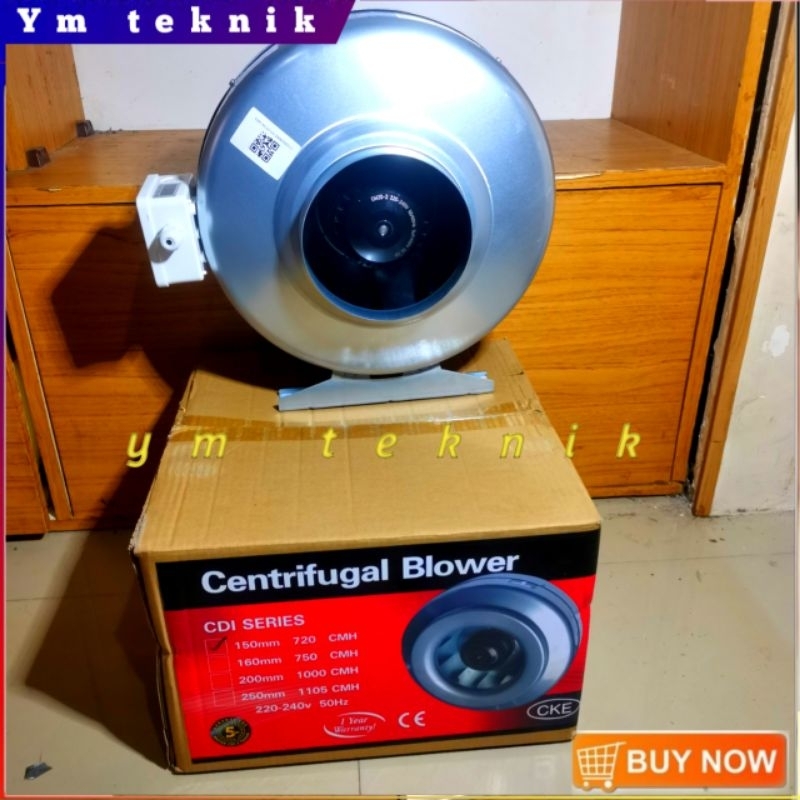Jual Centrifugal Kipas Blower Hisap 4 Inch Booster Fan Duct Inline ...