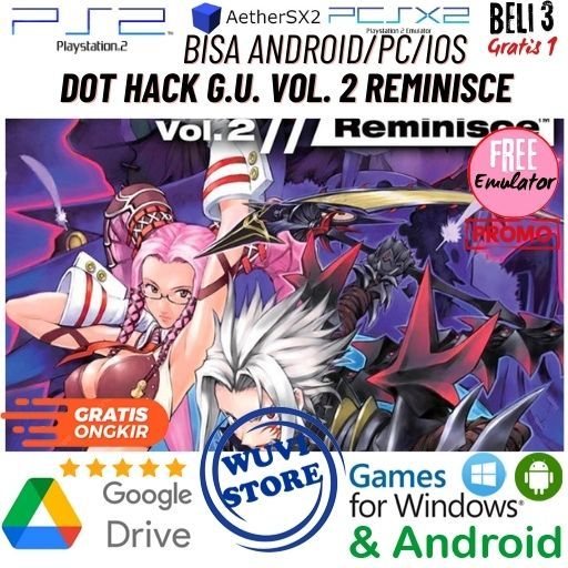 Jual Jual Game PS 2 Dot Hack G.U. Vol. 2 Reminisce | Bisa di PC ...