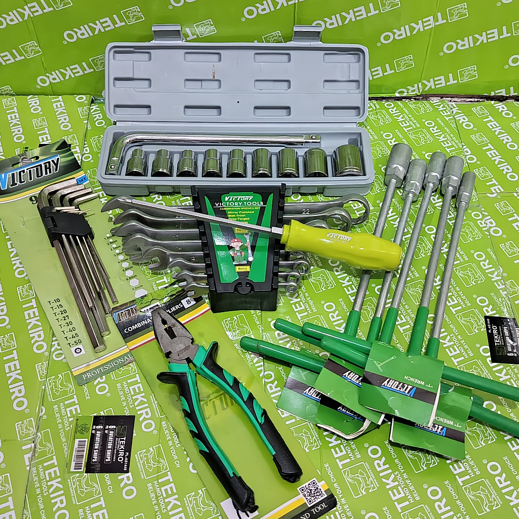 Jual Paket Bengkel Full Set Murah Lengkap VICTORY / Kunci Pas Set ...