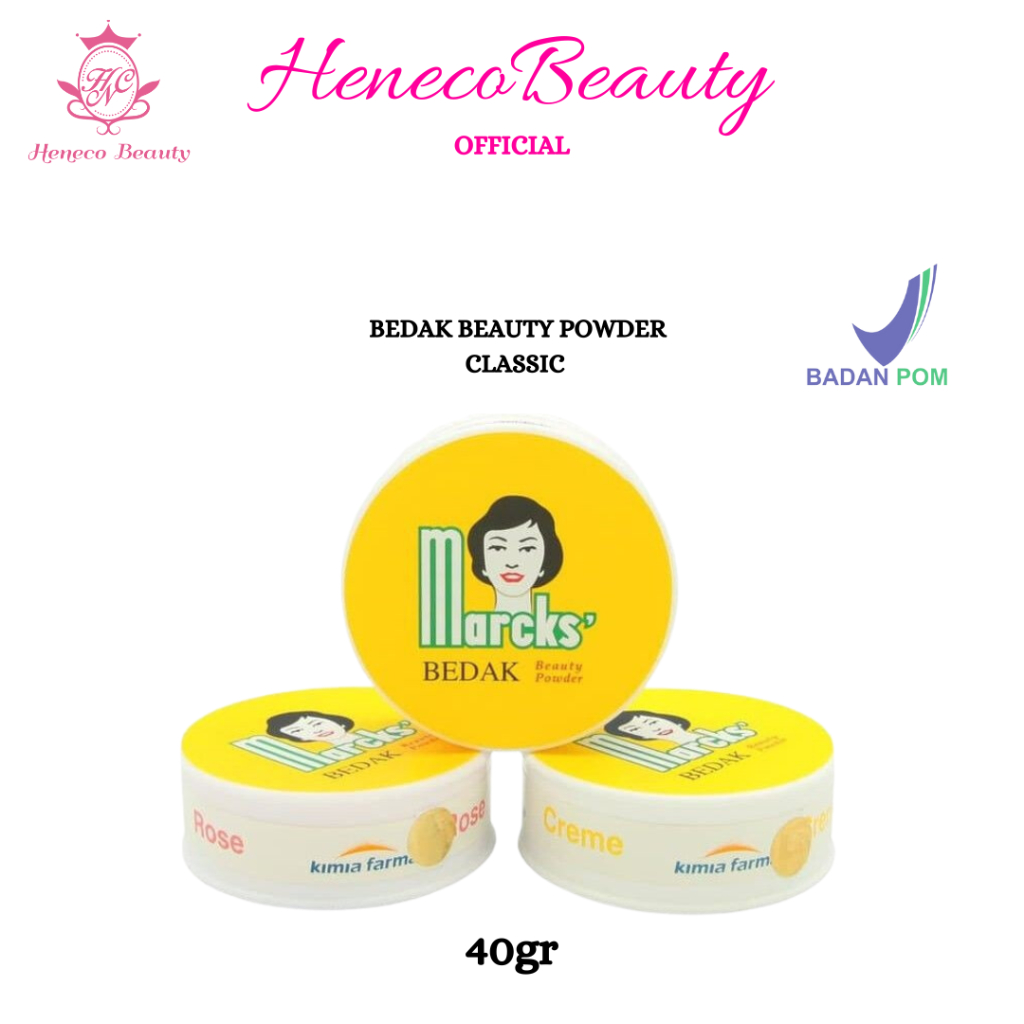 Jual MARCK'S MARCKS BEDAK BEAUTY POWDER CLASSIC 40gr | Shopee Indonesia