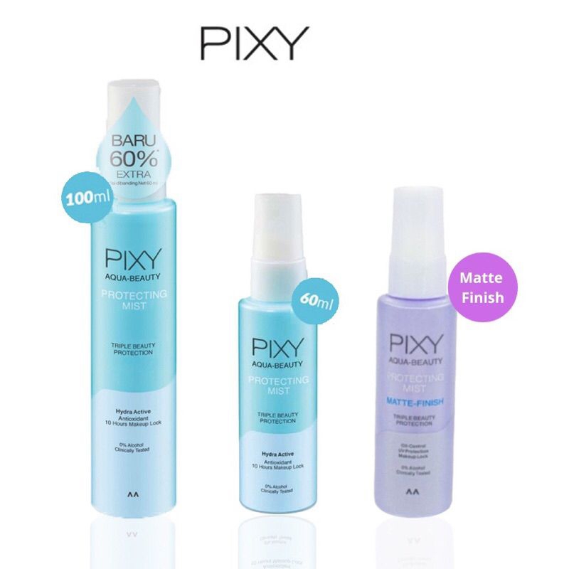 Jual PIXY Aqua - Beauty Protecting Mist Matte Finish - Triple ...