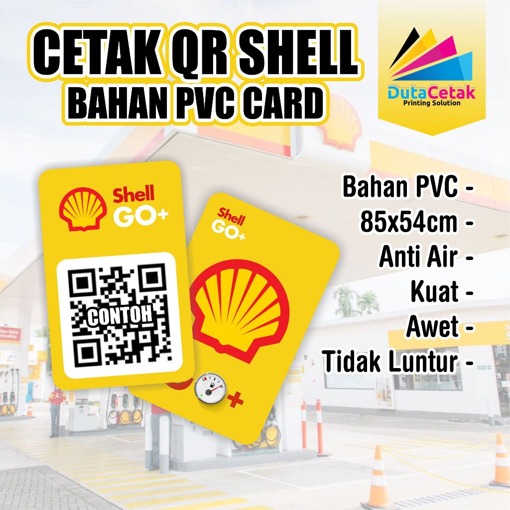 Jual Dicetak bahan PVC QR SHELL 2 Sisi bisa pakai Foto | Shopee Indonesia