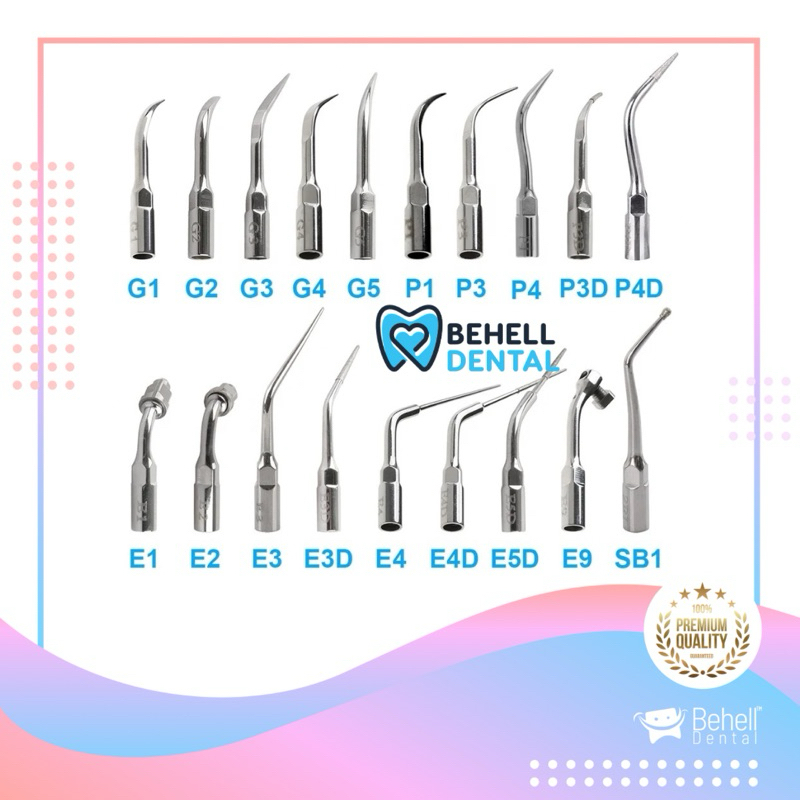 Jual DENTAL ORTHO TIP SCALER SCALLER - TIPS MATA SCALING - Ujung Alat ...